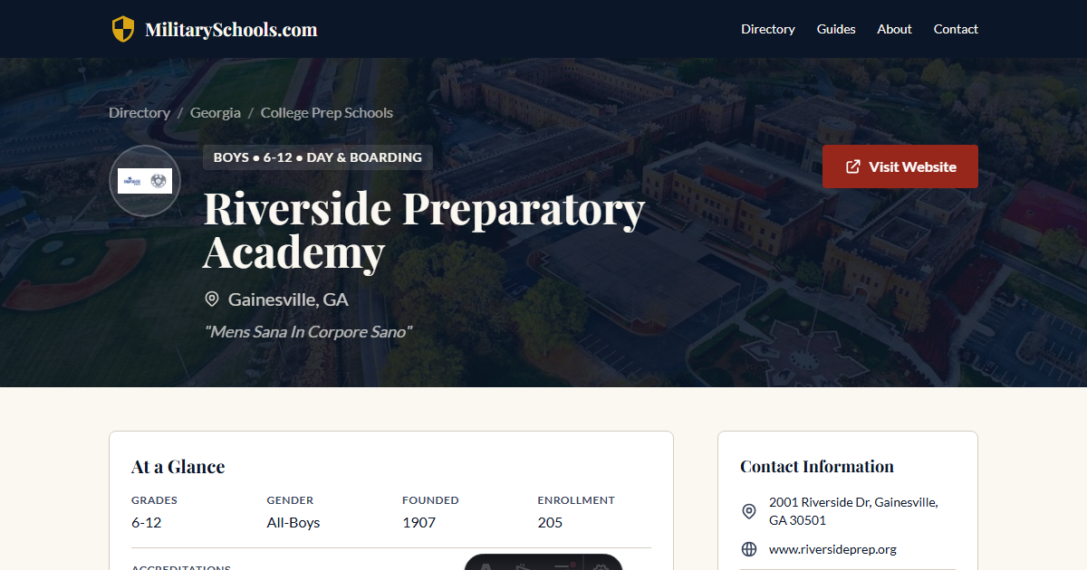 Riverside Preparatory Academy | College Prep School in Gainesville, GA